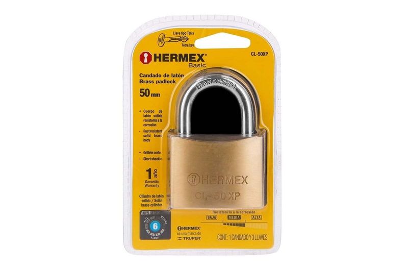 Candado bronce 50mm | Hermex | SINSA - SINSA