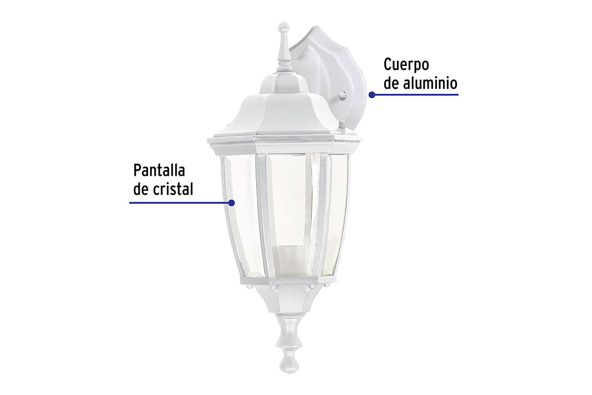 Lámpara pared 100W | Volteck | SINSA - SINSA