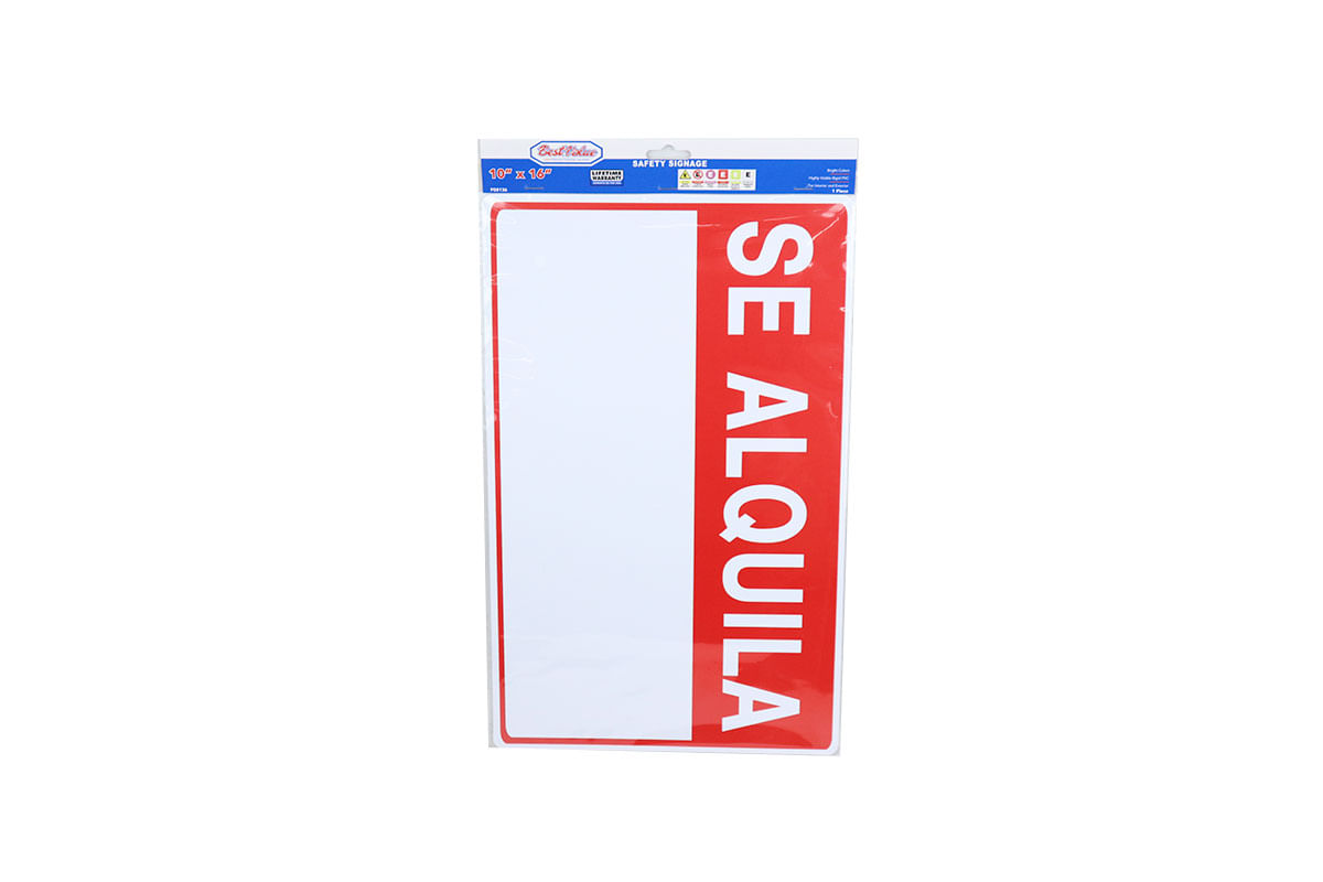 Rótulo "SE ALQUILA" 40cm | Best Value | SINSA - SINSA