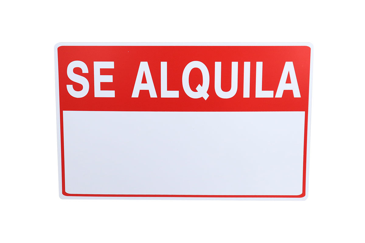 Rótulo "SE ALQUILA" 40cm | Best Value | SINSA - SINSA