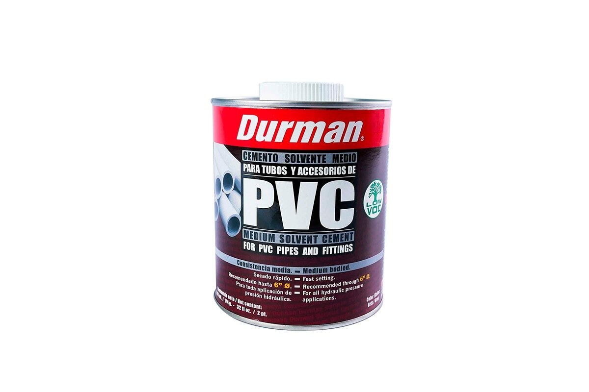 Pega PVC gris 1/4gal | Durman | SINSA - SINSA